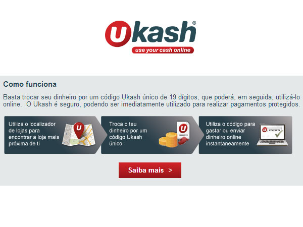 Como depositar por Ukash • Artigos • Academia das Apostas Brasil